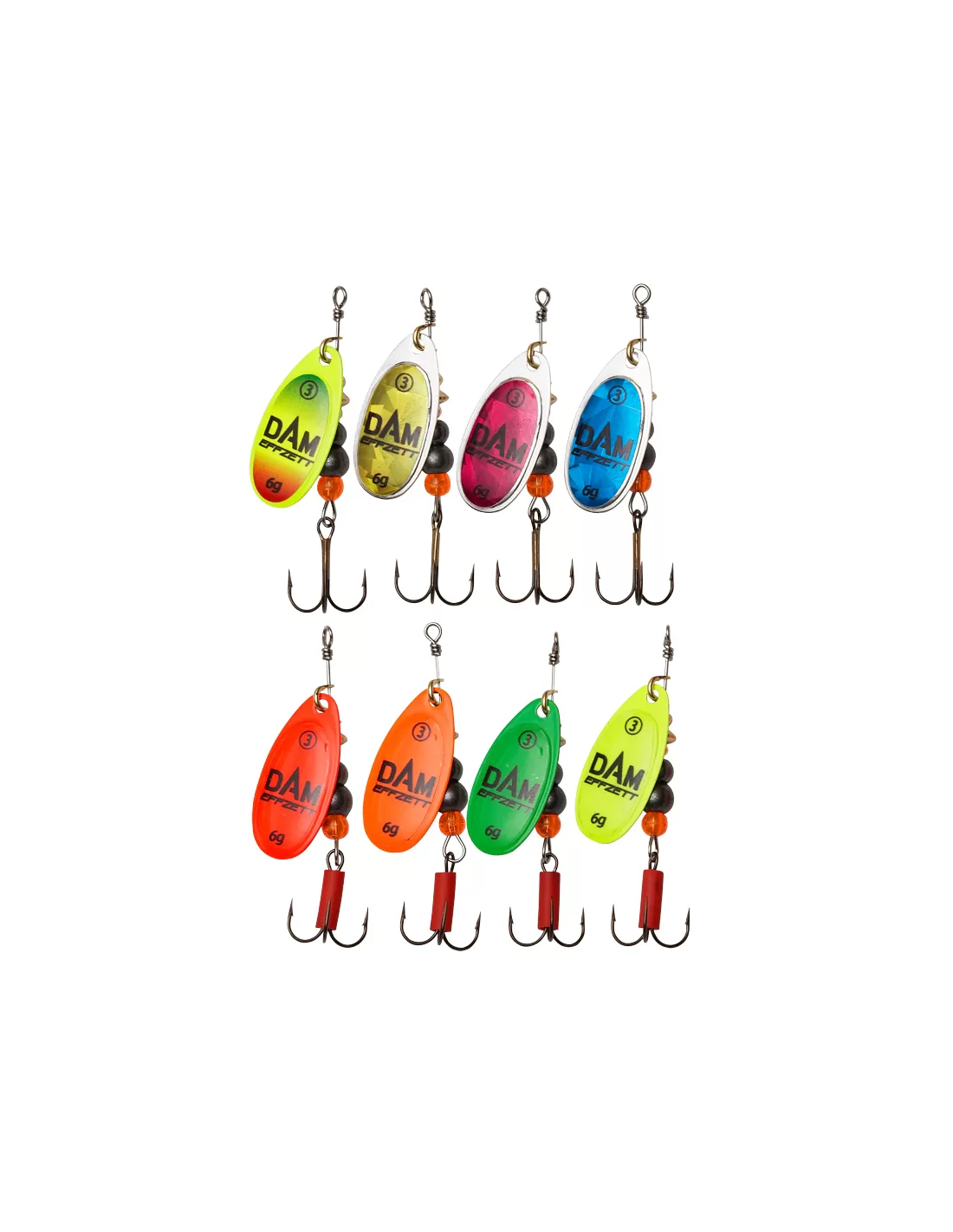 Dam Effzett Fluo Spinner Spoon Peach Spinning 4 gr