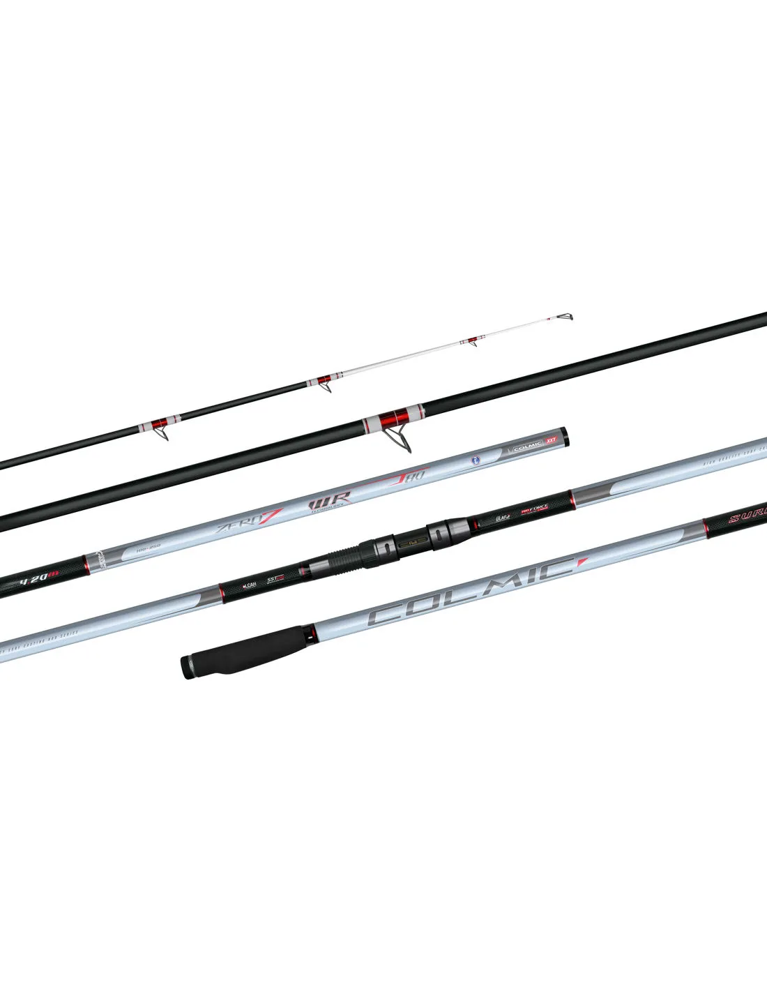 Colmic ZERO 7 WR T-80 – 3-Piece WR Surf Casting Rod, High Modulus Carbon