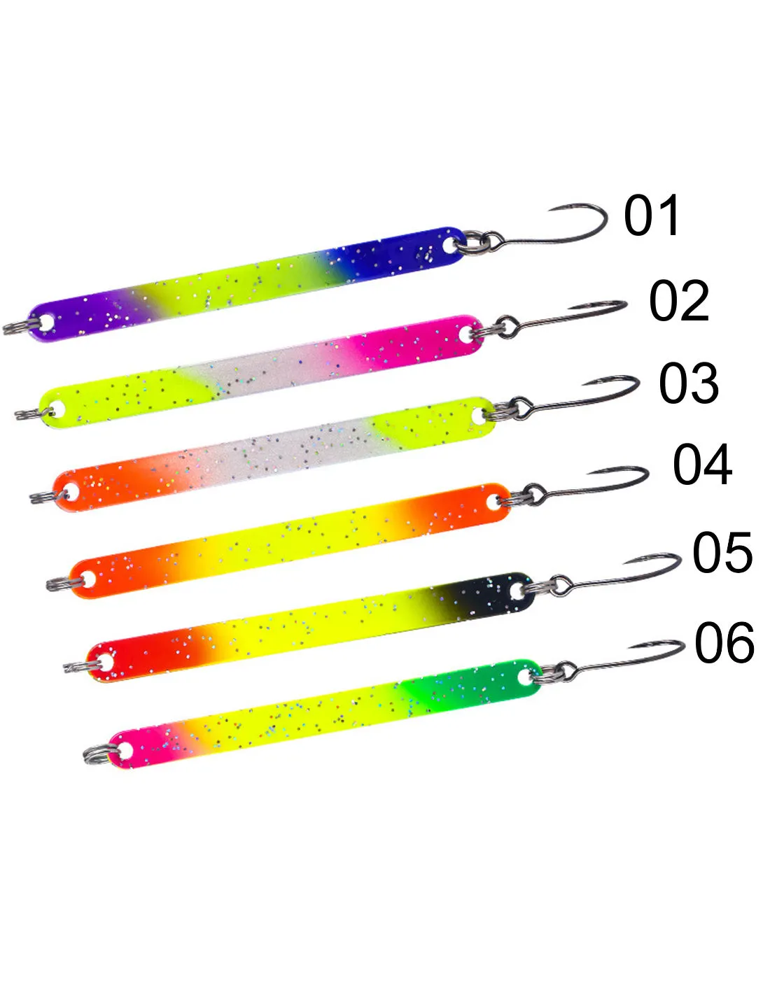 KOLPO Slim SPOON 3.0 g – Spoon for Lake Trout, Slim Profile, 6 Colors ...